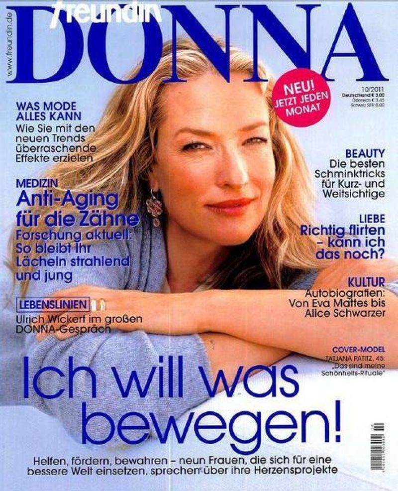 Donna magazine October 2011 Cover (Donna Magazine Germany)