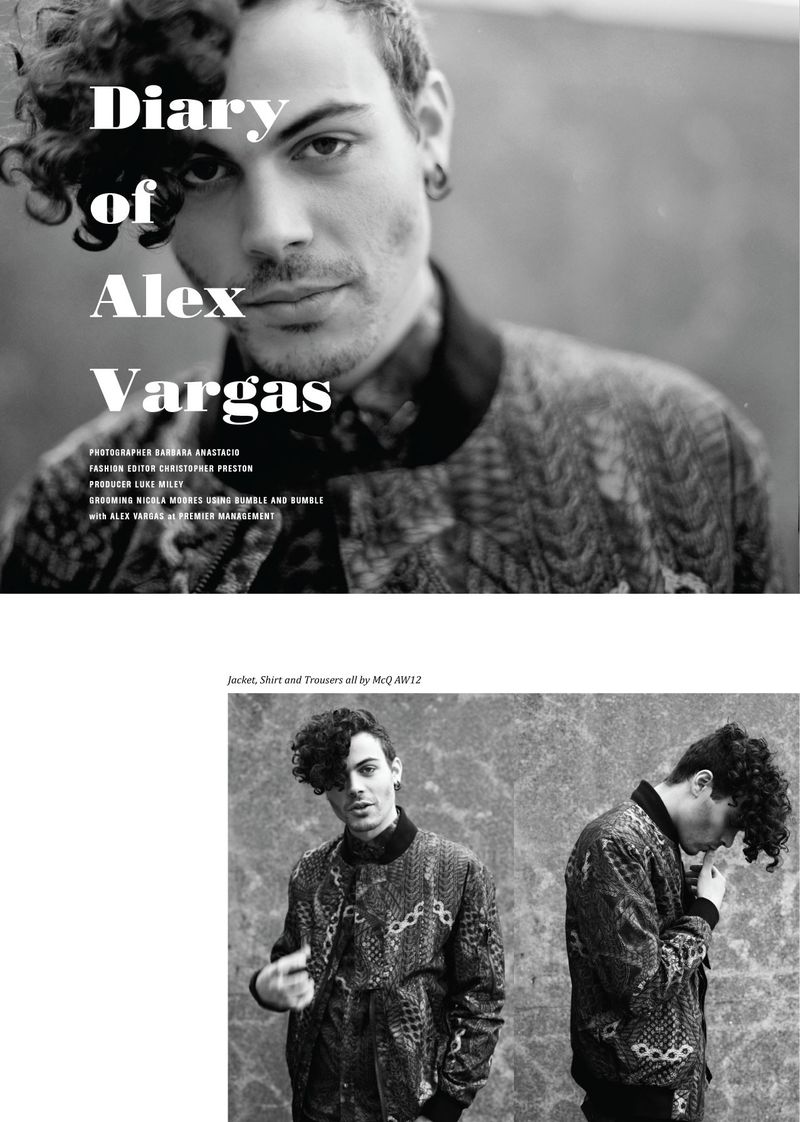 Diary of Alex Vargas (CLIENT Magazine)