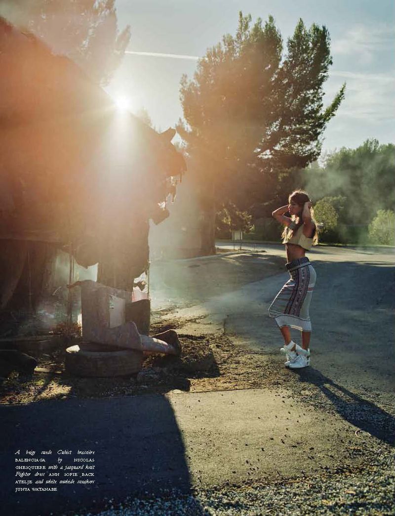 Cameron Russell by Theo Wenner (Purple Magazine)