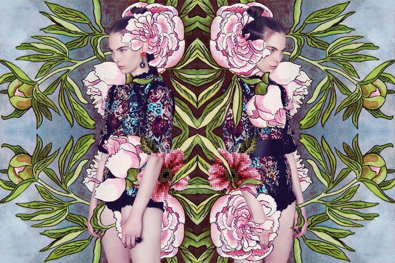 Floral Needlepoint (Interview Russia)