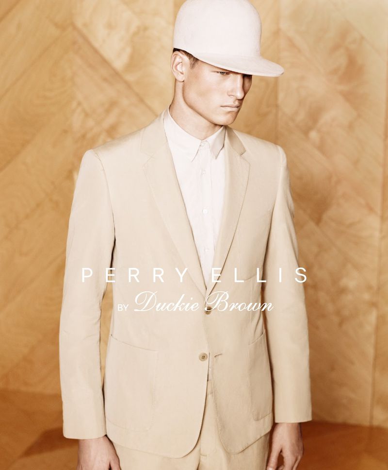 Perry Ellis by Duckie Brown S/S 13 Campaign (also w/ model Thomas ...