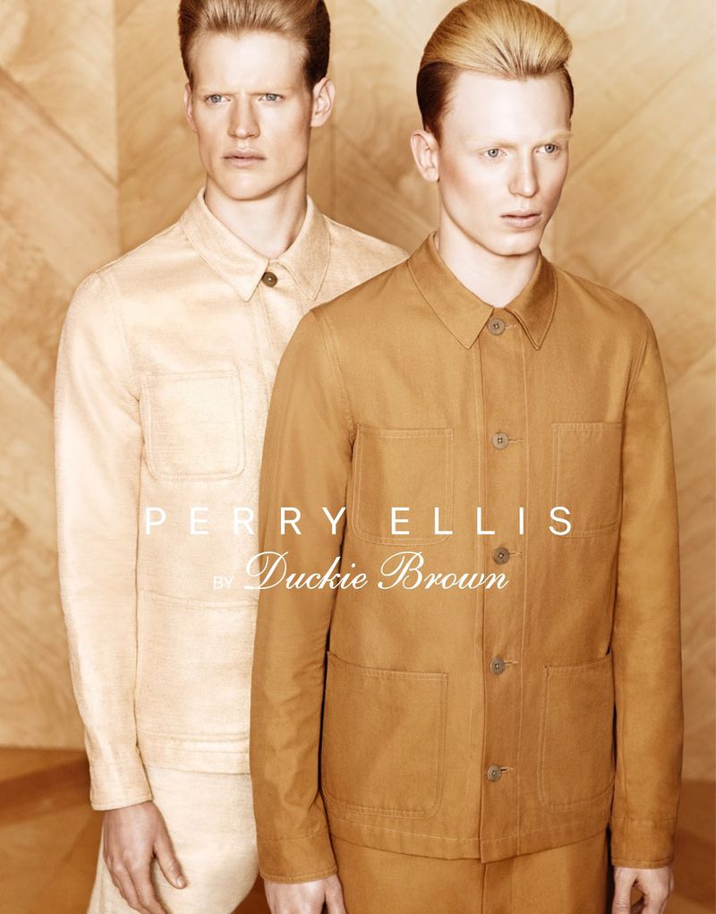 Perry Ellis by Duckie Brown S/S 13 Campaign (also w/ model Thomas ...