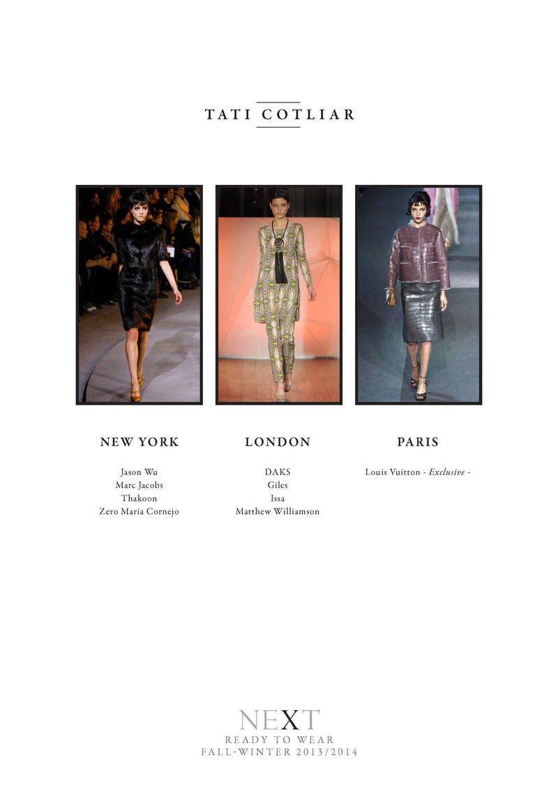 Next Models Paris F/W 13 show report Part 2 (Various Shows)