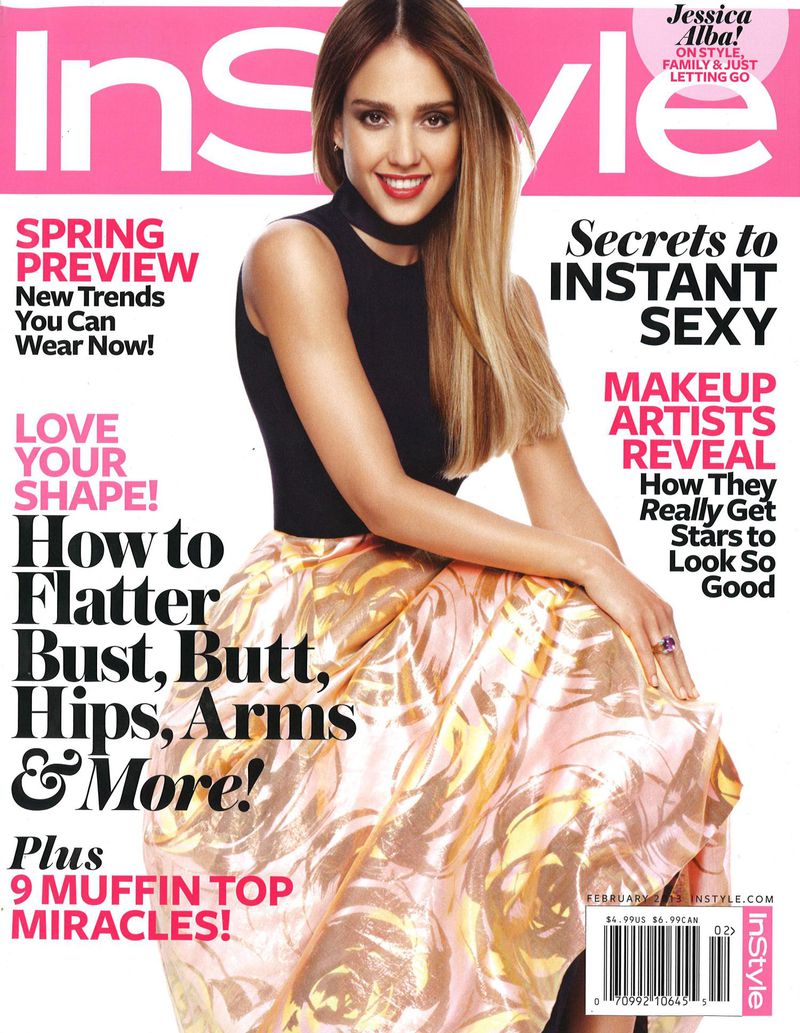 InStyle February 2013 Cover (InStyle U.S.)