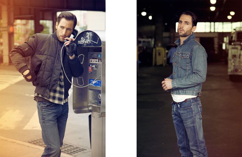 Blue Mood with model Sam Homan (WWD)