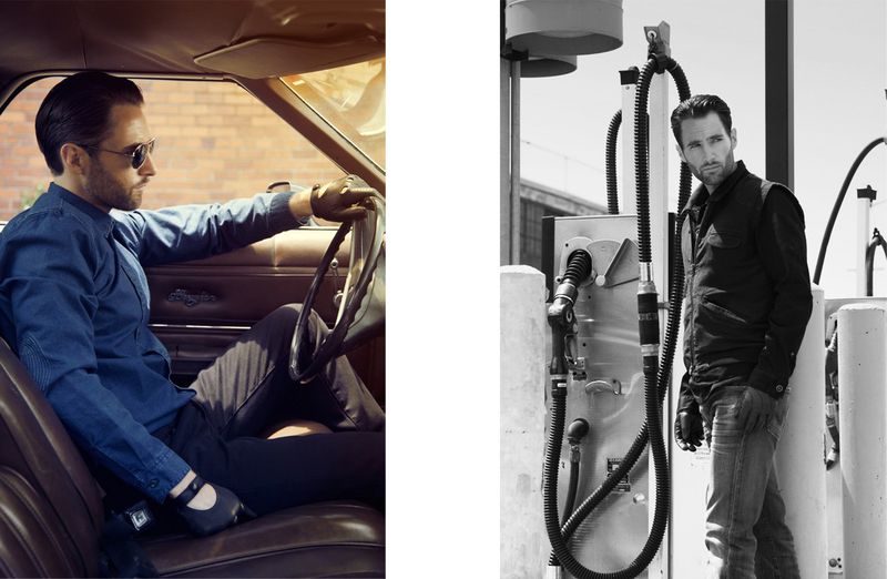 Blue Mood with model Sam Homan (WWD)