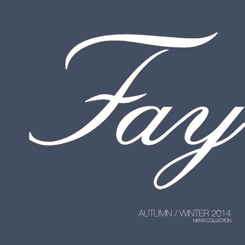 FAY MEN'S COLLECTION F/W 13-14 Lookbook (Fay)