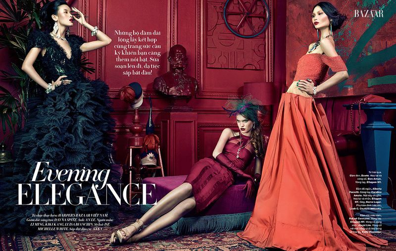Evening Elegance (Harper's Bazaar Vietnam)
