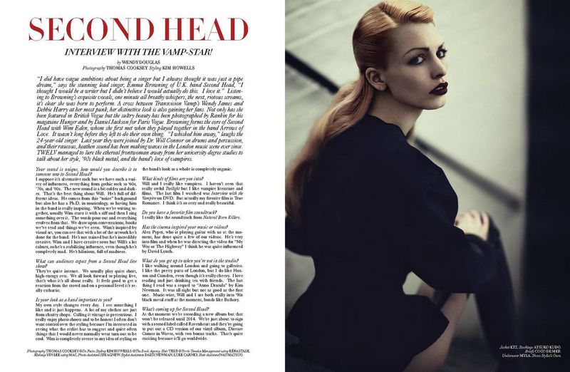 SECOND HEAD INTERVIEW WITH THE VAMP-STAR (TWELV Magazine)