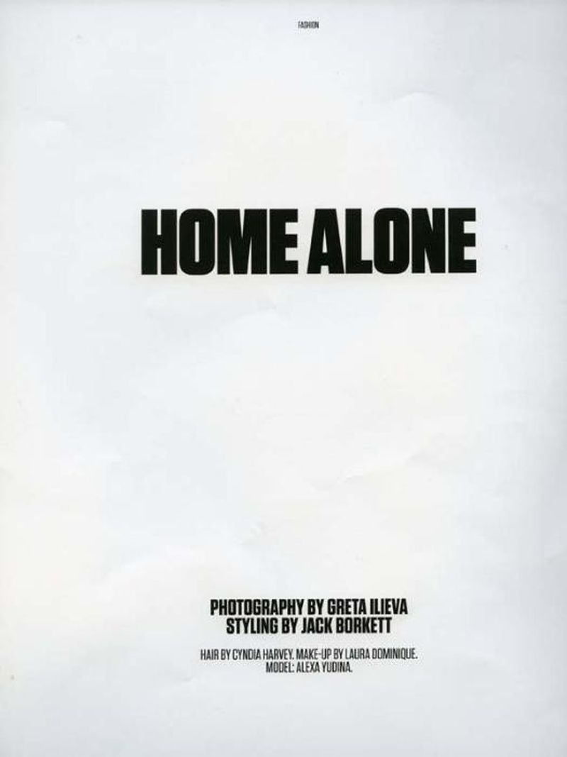 Home Alone (Under the Influence Magazine)