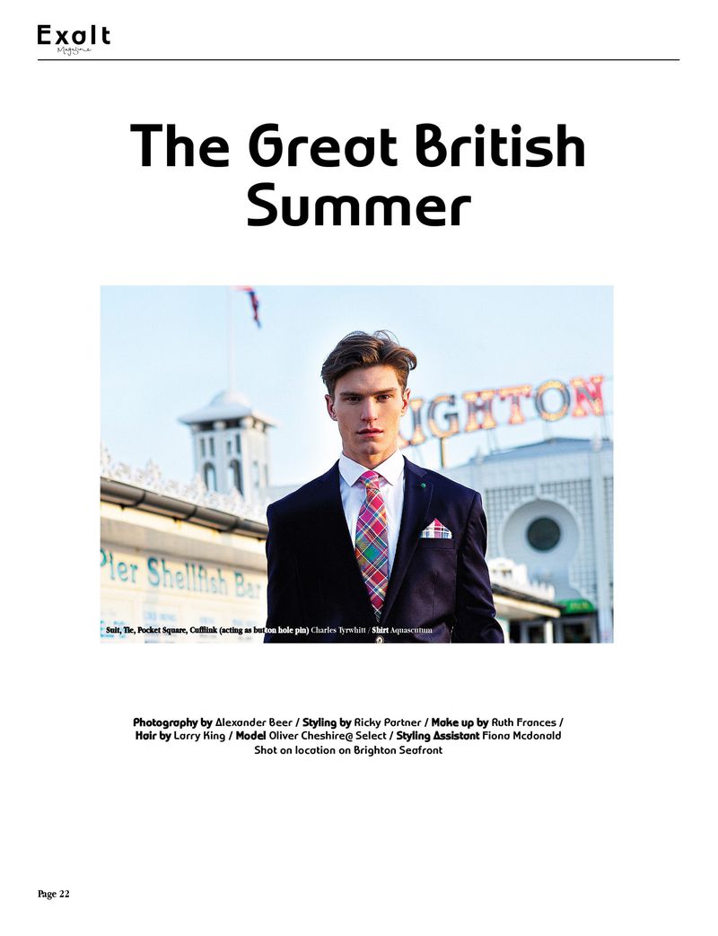 The Great British Summer for Exalt Magazine (Various Editorials)