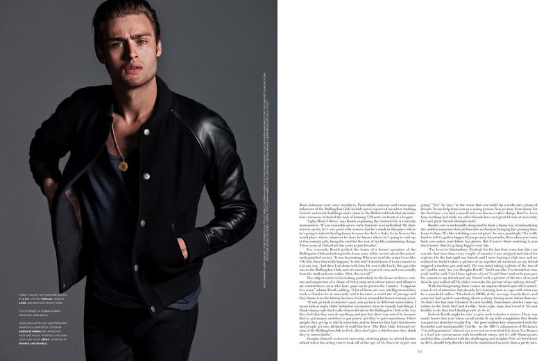 Douglas Booth: Have not Saints lips, & Holy palmers too? (Flaunt)