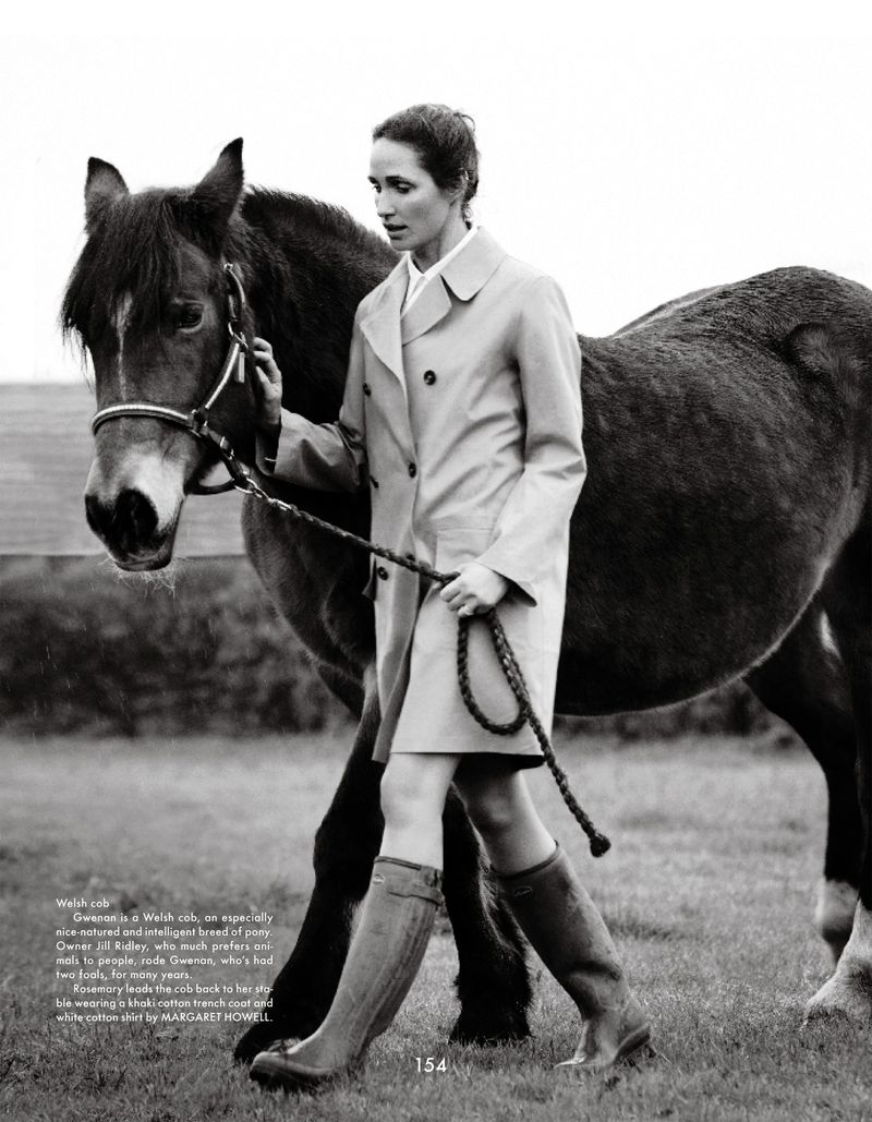 Country with model Rosemary Ferguson (The Gentlewoman)