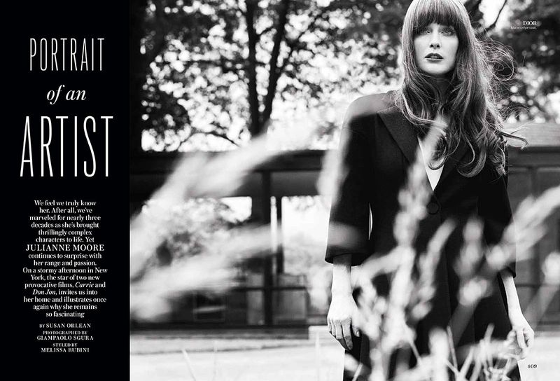Portrait of an artist: JULIANNE MOORE (InStyle U.S.)