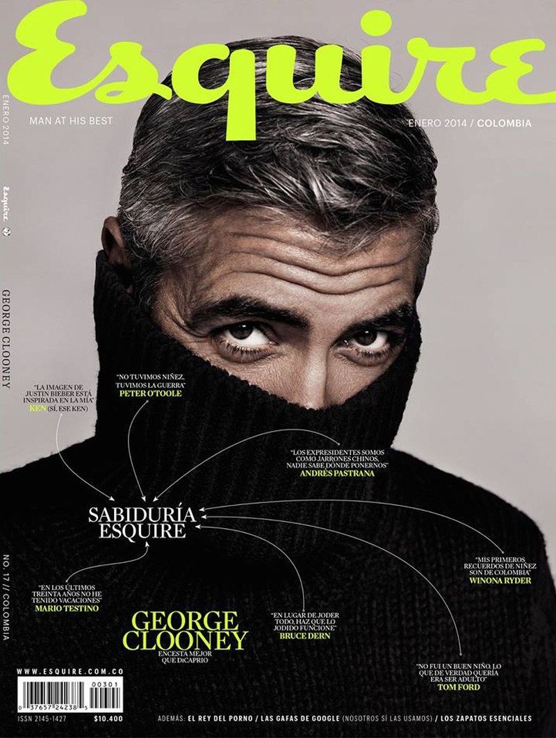 Esquire Colombia January 2014 Cover (Various Covers)