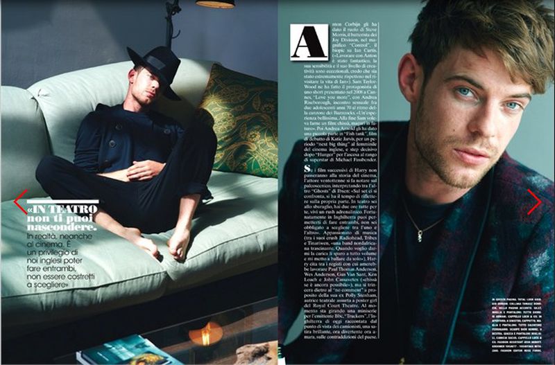 Harry Treadaway by Hugo Tillman (L'Uomo Vogue)