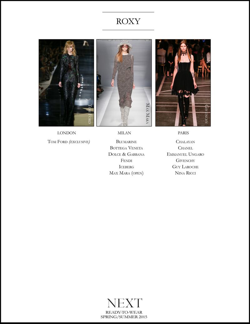 Next Models Spring/Summer 2015 Show Report (Portrait)