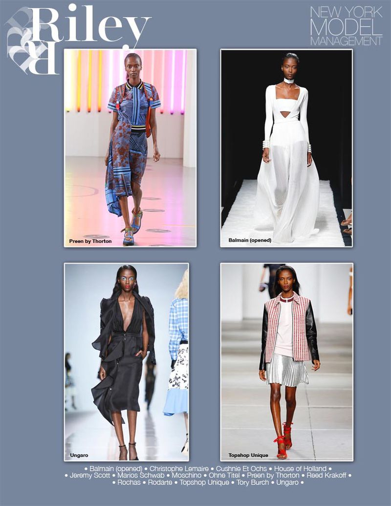 New York Models Spring/Summer 2015 Show Highlights (Portrait)