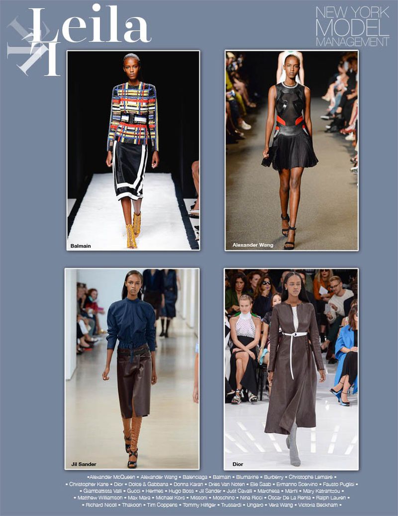 New York Models Spring/Summer 2015 Show Highlights (Portrait)