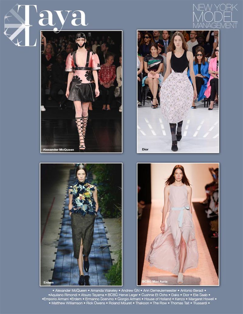 New York Models Spring/Summer 2015 Show Highlights (Portrait)