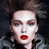 Dark Reign with model Puck Loomans (Elle Vietnam)