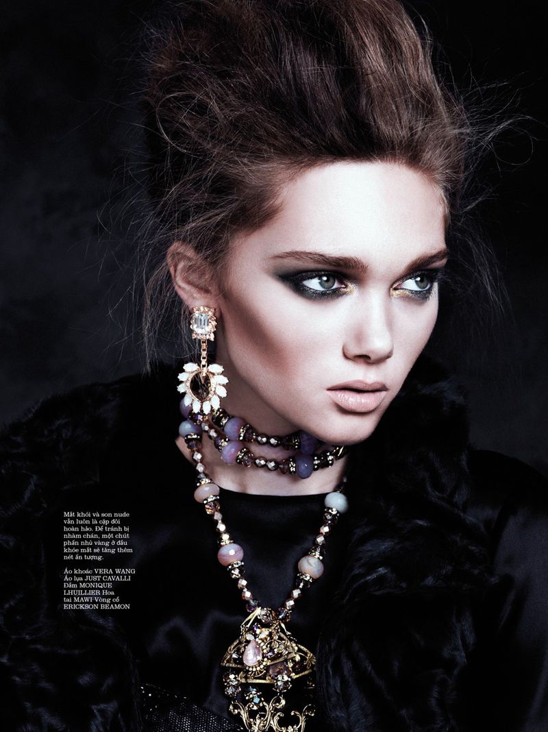 Dark Reign with model Puck Loomans (Elle Vietnam)