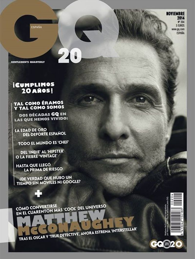 GQ Spain November 2014 Cover (GQ España)