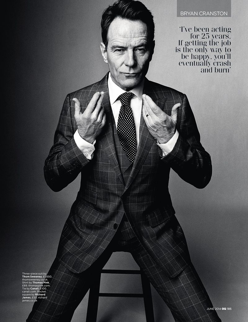 Bryan Cranston's Monsters for British GQ (Various Editorials)