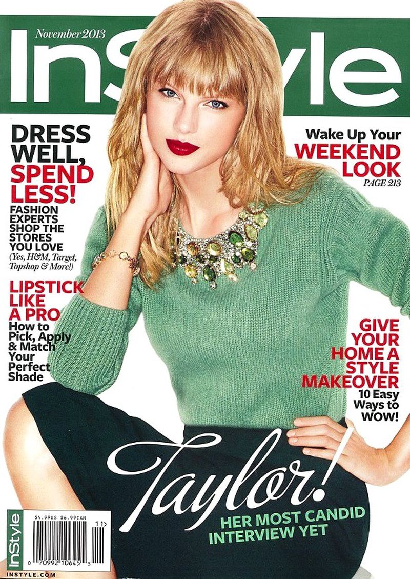 InStyle Magazine November 2013 Cover with Taylor Swift (InStyle U.S.)