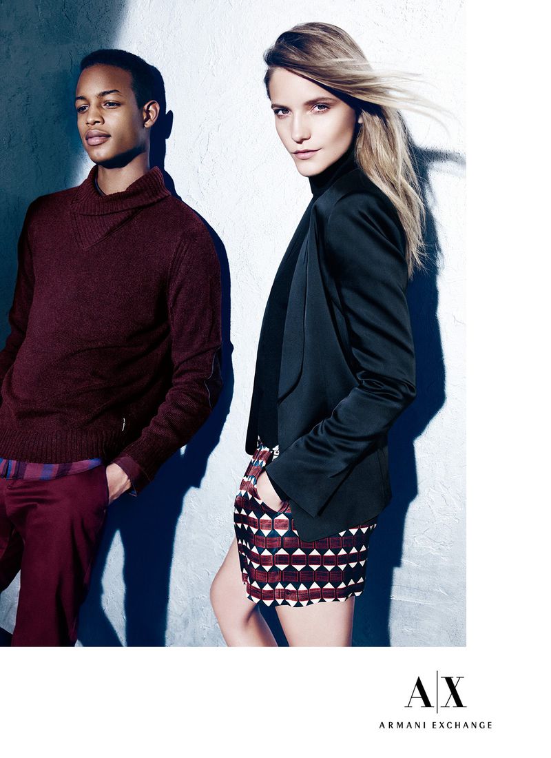 Armani Exchange Winter 2014 Campaign Armani Exchange