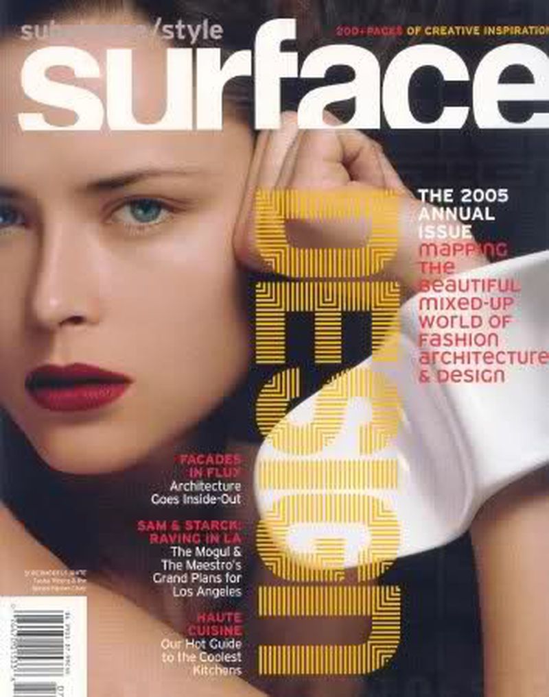 Surface September 2005 Cover (Surface Magazine)