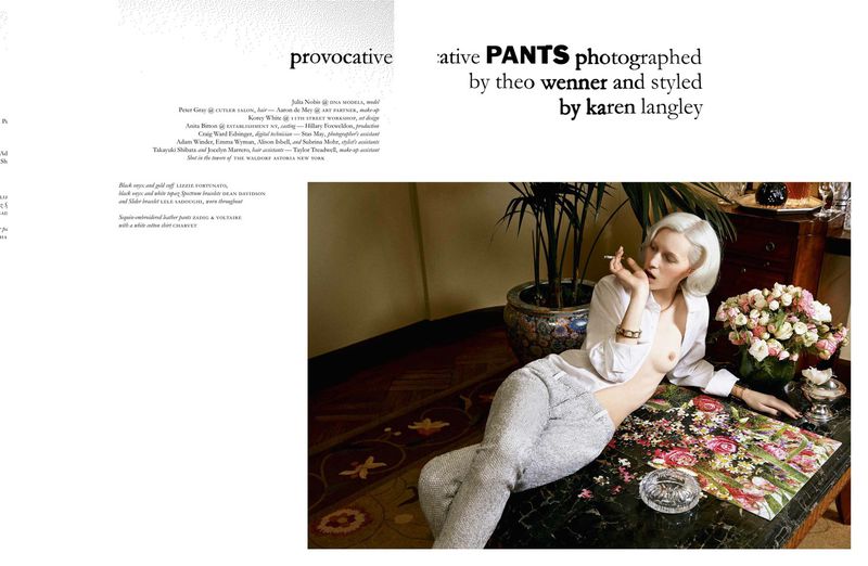 Provocative Pants Purple Magazine 2906
