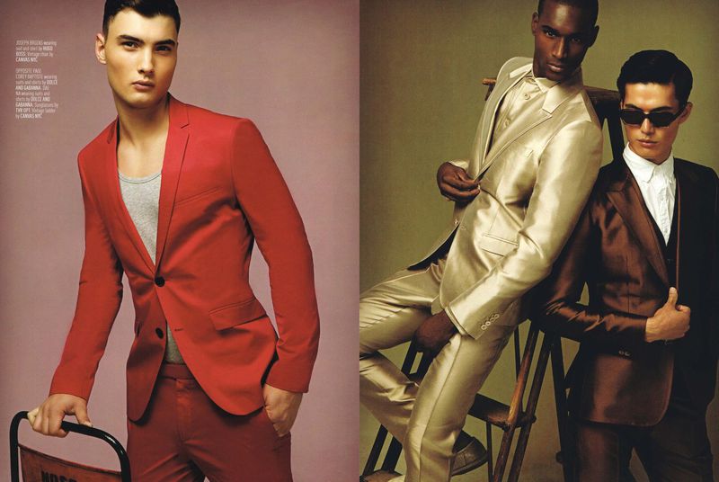 Dandy Up This Season (also w/models Joe Bruzas, Evan Vincent, Wil ...