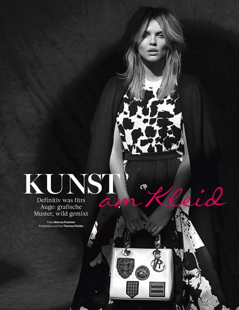 Kunst am Kleid by Marcus Pummer for Myself Germany April 2014 (Various ...