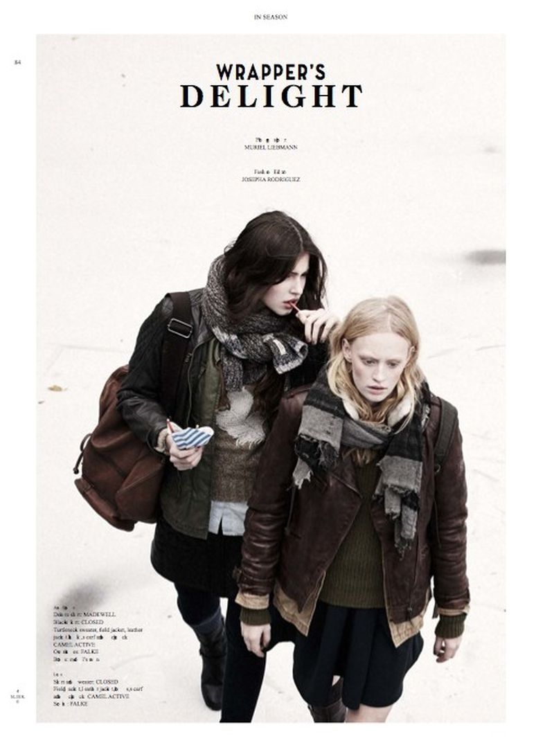 Wrapper's Delight by Muriel Liebmann w/ models Ann-Sophie Butenschön ...