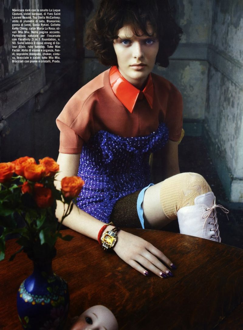 Vogue Italia Beauty January 2014 (Vogue Italia)