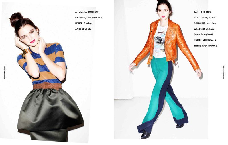 Ruby Hair & Raven Lips with Kendall Jenner (The Block Magazine)