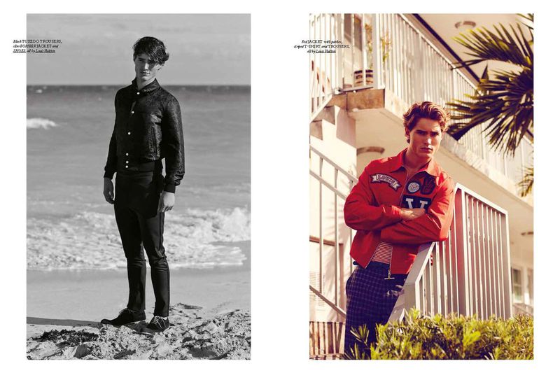 Won't Let the Sun Go Down with model Carter Farley (Hercules Books)