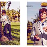 Won't Let the Sun Go Down with model Carter Farley (Hercules Books)