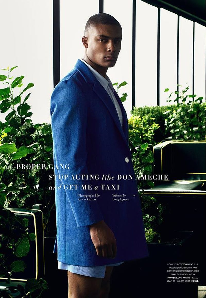 Proper gang stop acting like Don Ameche and get me a taxi (Flaunt)