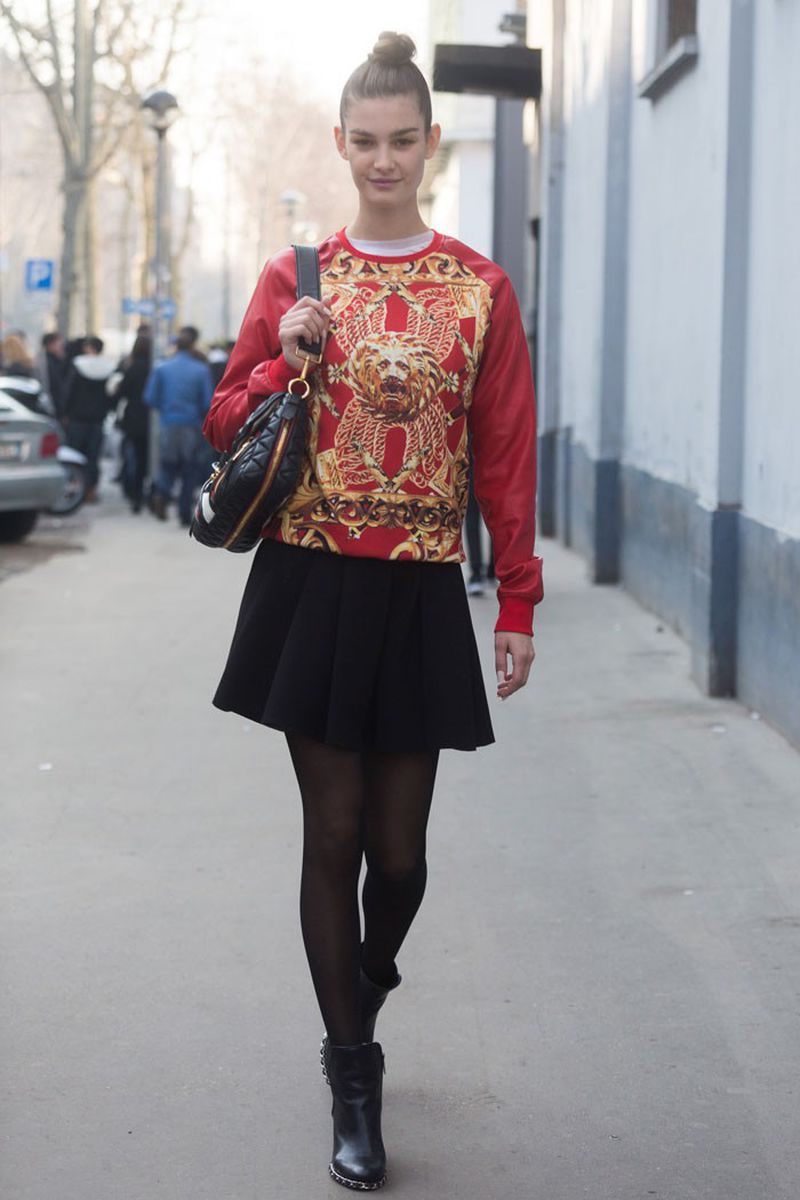 MFW FW14 Street Style by Melodie Jeng (Models.com)