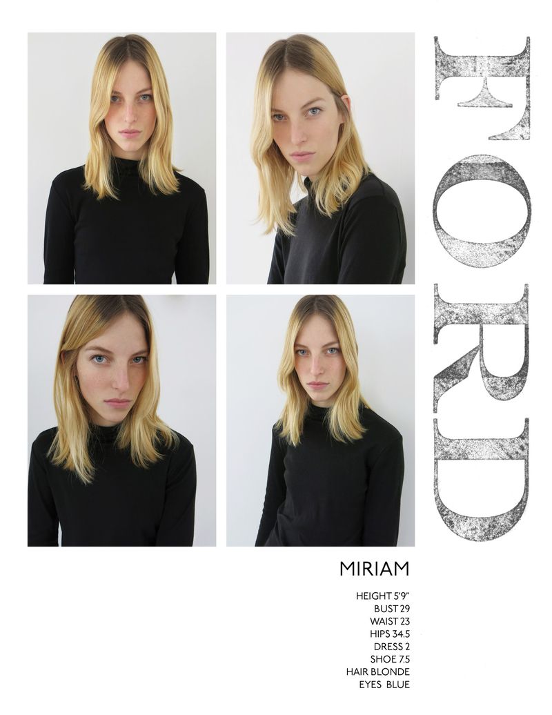 Ford Models NY S/S 14 Polaroids/Portraits (Polaroids-Digitals)
