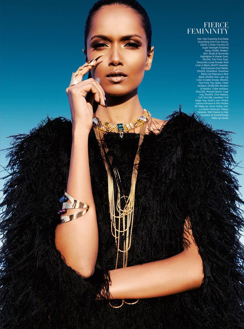 Future Perfect with model Garima Parnami (Harper's Bazaar Arabia)