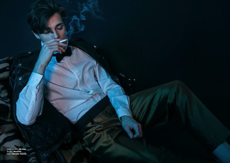 Man Behind Me (Various Editorials)