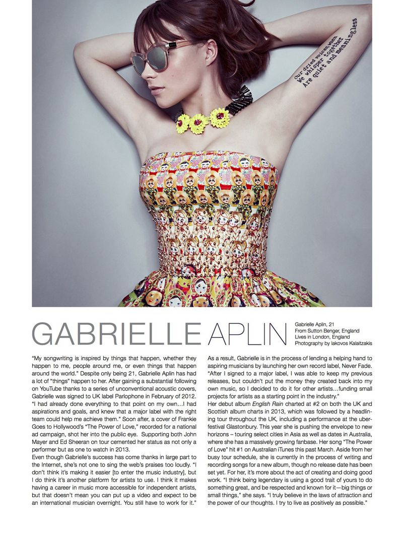 Gabrielle Aplin (The Untitled Magazine)