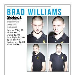 Brad Williams - Model Profile - Photos & latest news