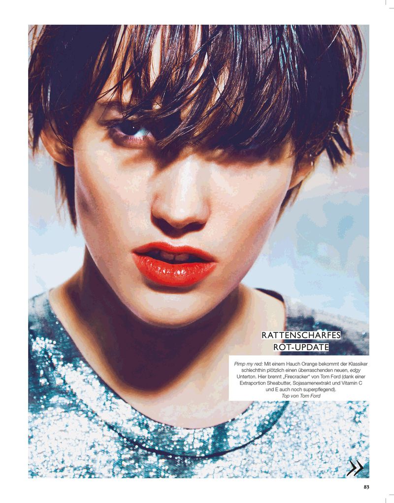 Blick Punkt Mund (Grazia Germany)