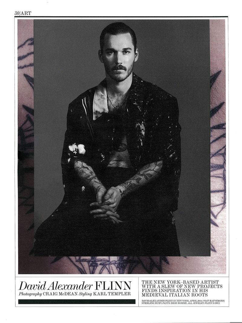 David Alexander Flinn (Interview Magazine)