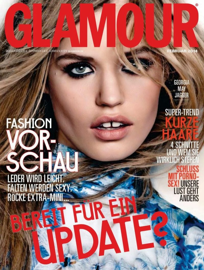 Glamour Germany February 2014 Cover (Glamour Germany)