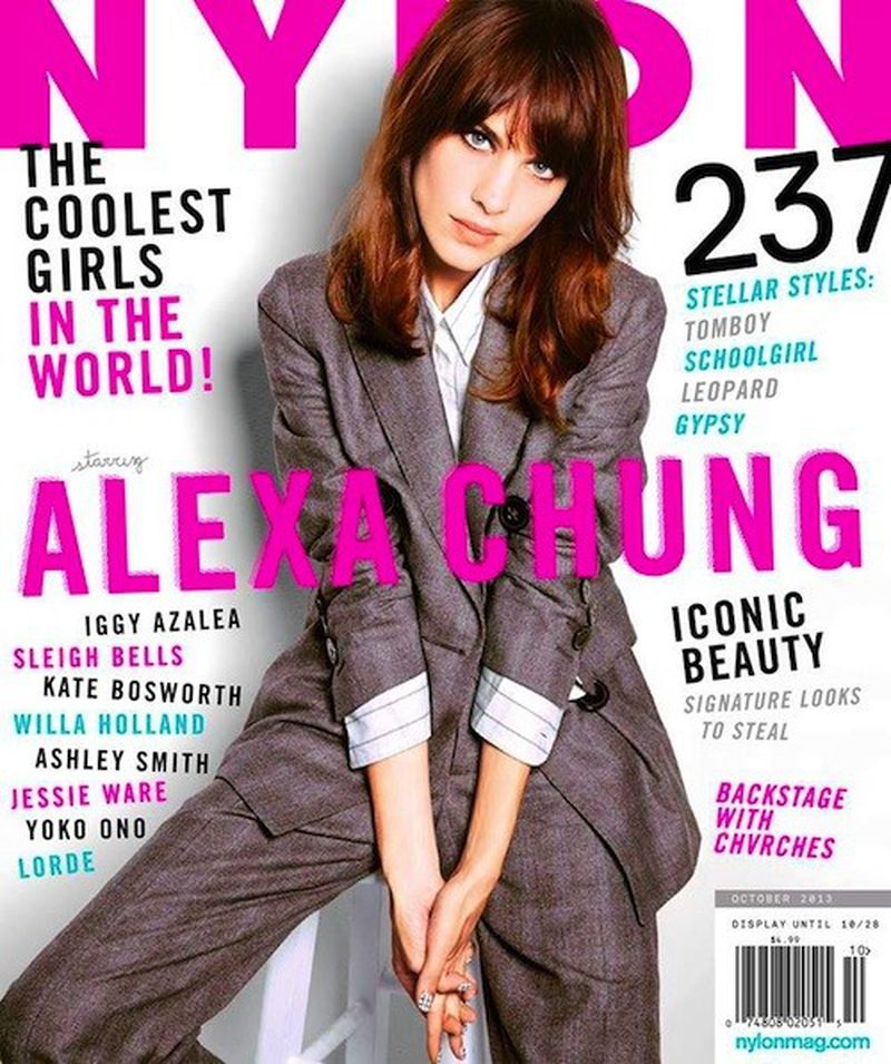 Nylon October 2013 Cover (Nylon Magazine)